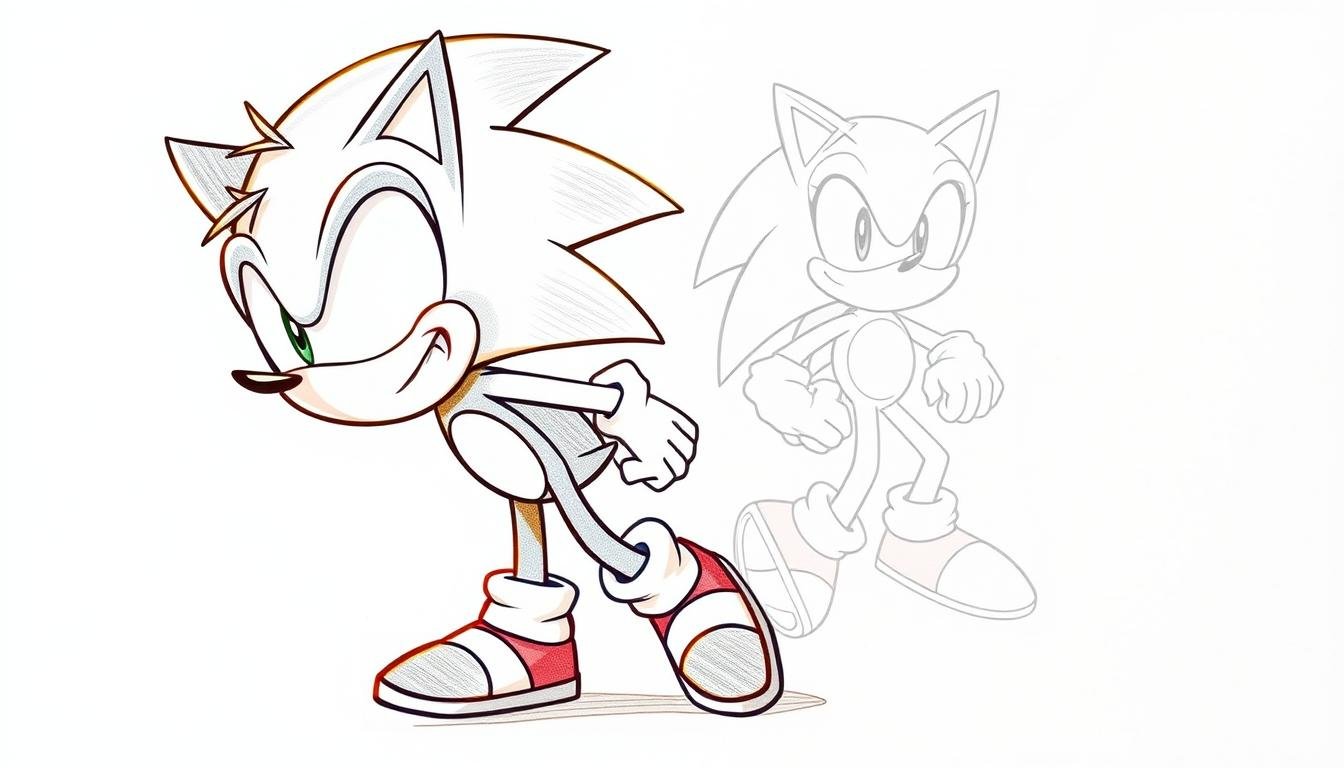 Learn to Draw Sonic the Hedgehog in Easy Steps
