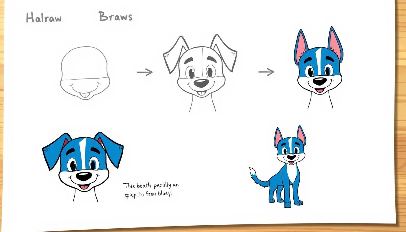 Learn to Draw Bluey: Easy Tutorial for Beginners
