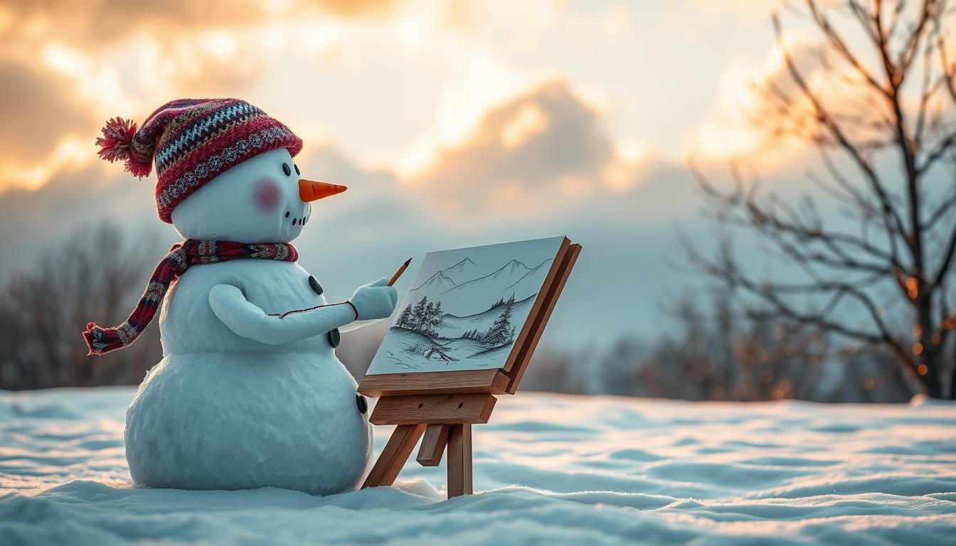 Easy Steps to Draw a Snowman for Beginners