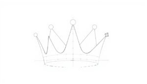 Learn to Draw a Crown in Easy Steps