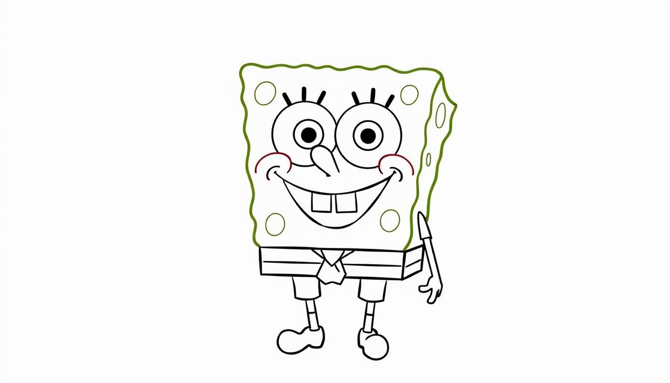 How to Draw SpongeBob SquarePants