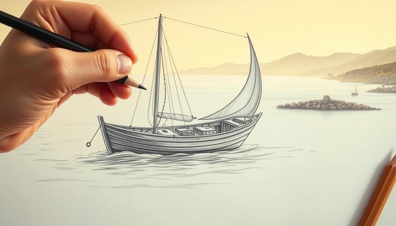 Beginner's Guide to Drawing a Realistic Boat
