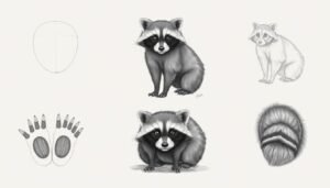 How to Draw a Raccoon: Step-by-Step Guide for Drawing Forest Creatures